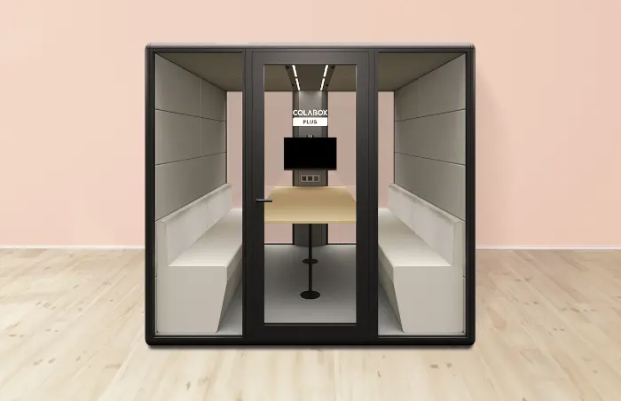 콜라박스 | 이동식 방음부스 - 화상회의 부스